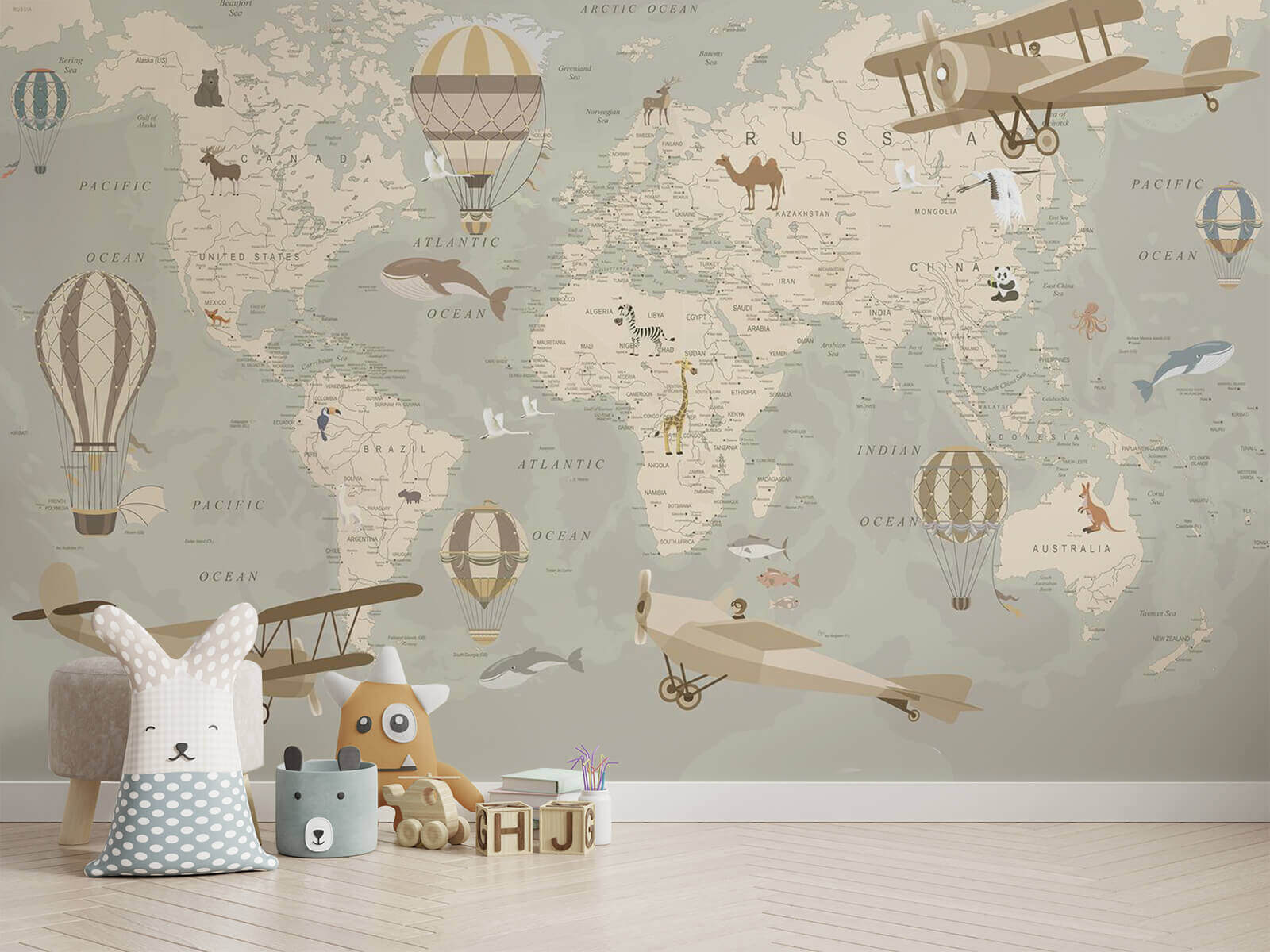 Kids Wall Murals | Playful Wallpapers for Children — Muralas.co.uk