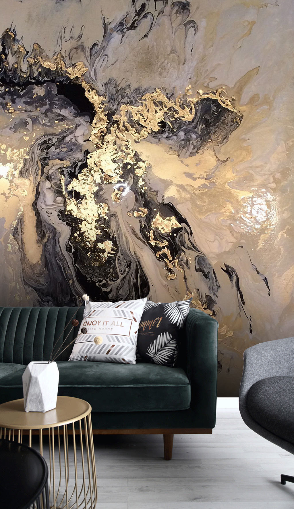 Textured Wall Murals for Depth and Visual Appeal - Muralas